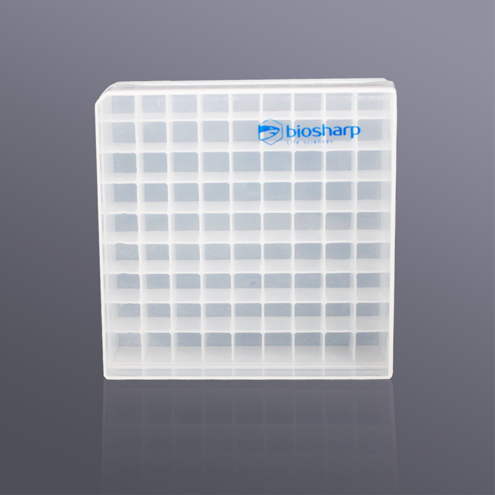 Biosharp BS-20-TB81S 2ml塑料冻存盒(PP,透明） - 试剂仪器耗材